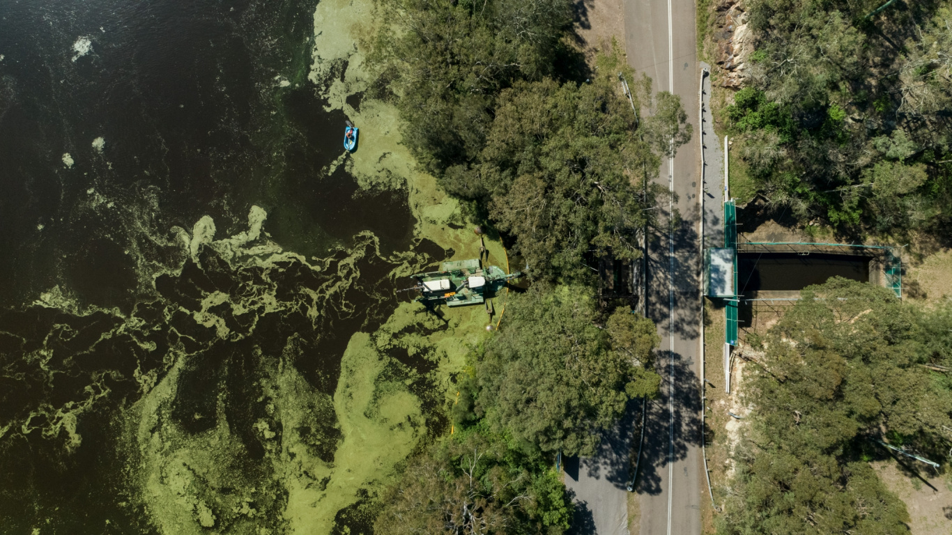 Dredging Systems | Hunter Water heavy weed removal
