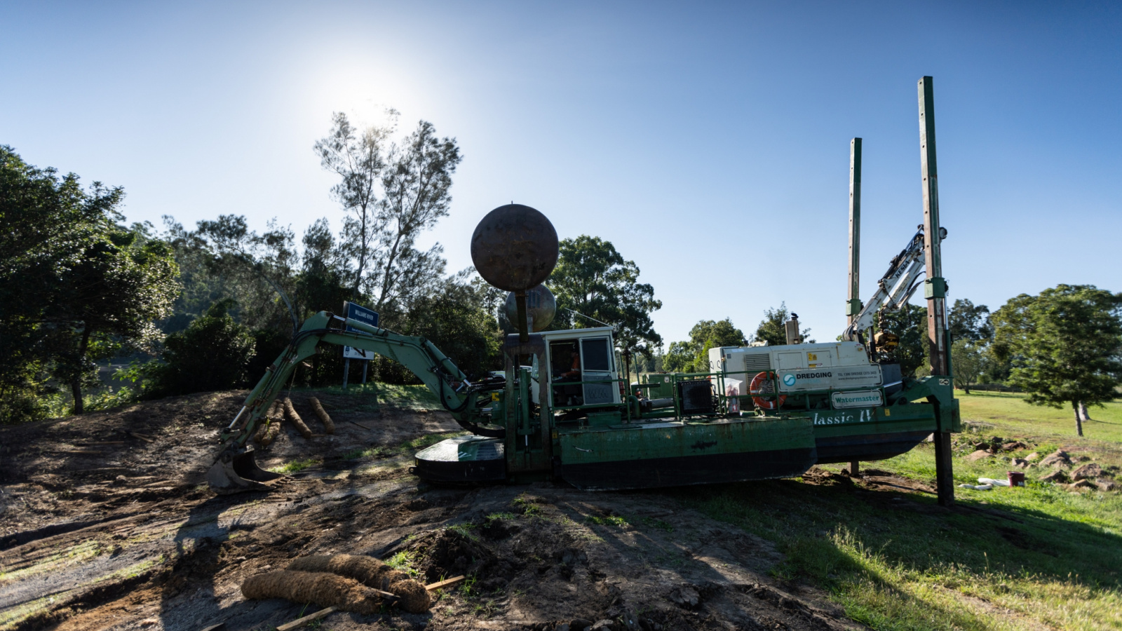 Dredging Systems | Hunter Water heavy weed removal